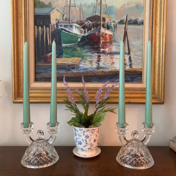 Accents | Vintage Imperial Glass Double Arm Candlesticks | Poshmark